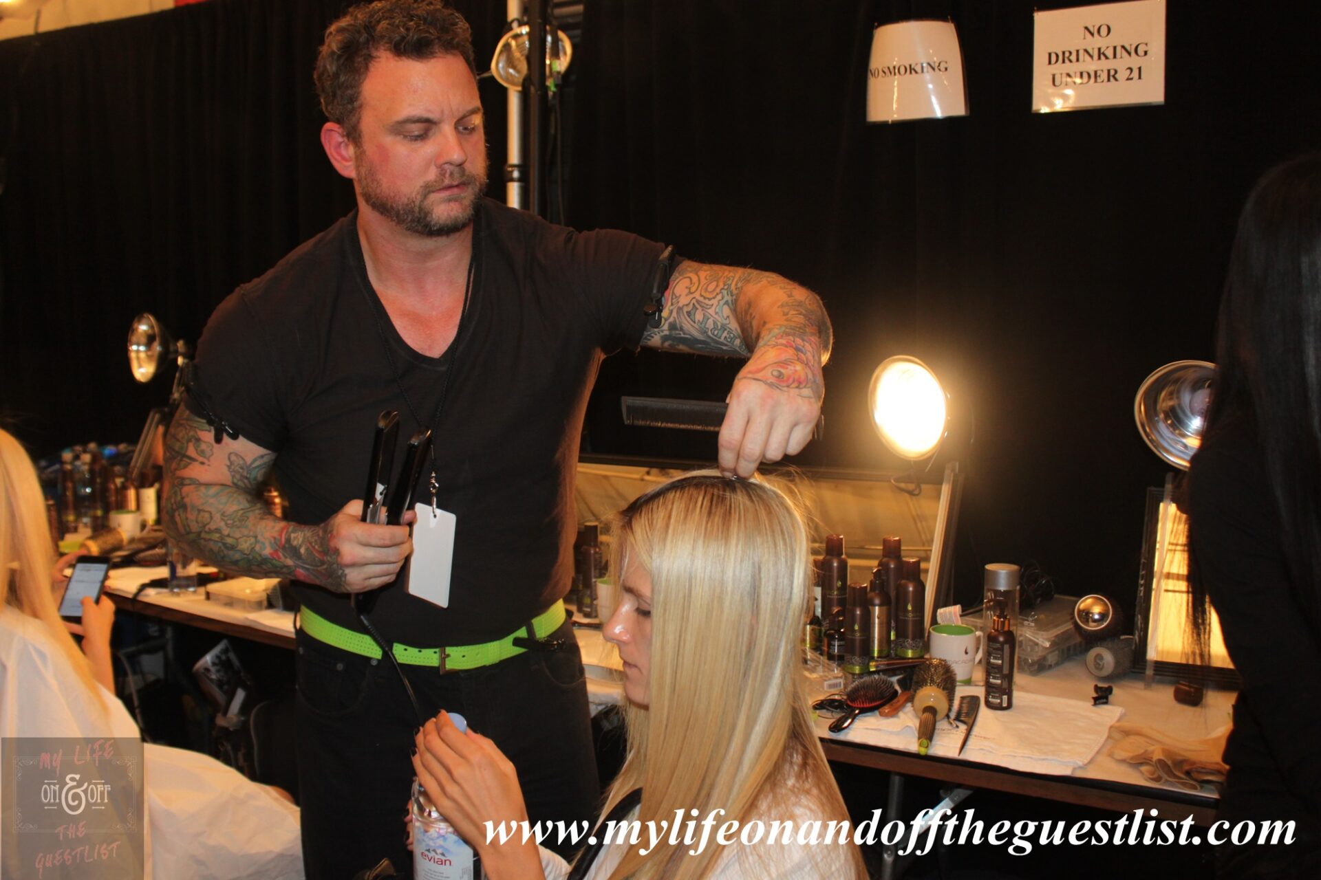 Macadamia Professional Backstage at Zang Toi Spring 2016 Collection