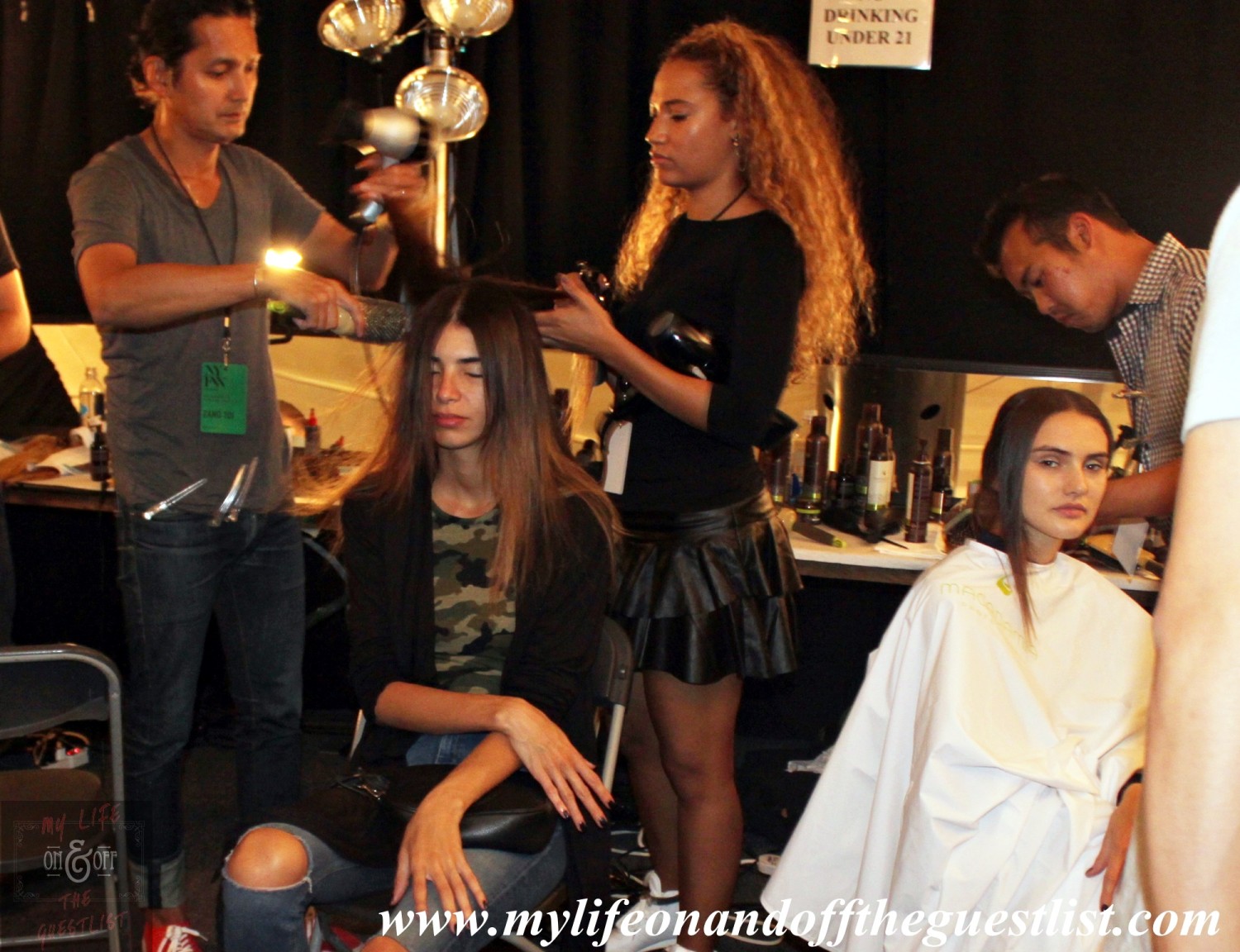 Macadamia Professional Backstage at Zang Toi Spring 2016 Collection