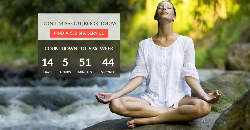 Spa Week Event: Pamper Yourself with X #50dollartreatments