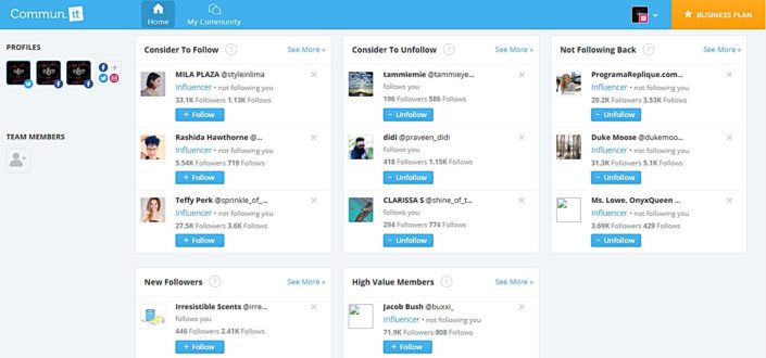 Commun.it for Instagram: Grow and Manage Your Followers