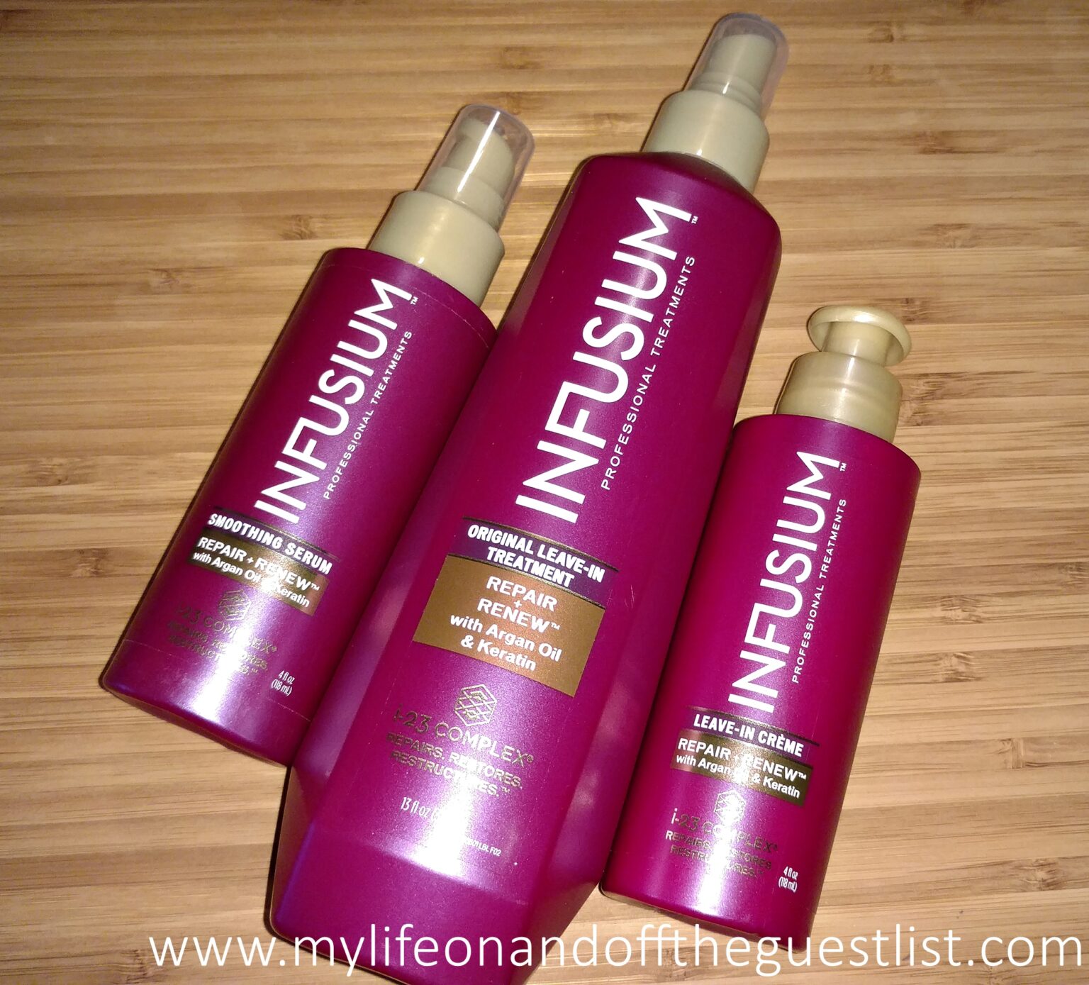 Repair Hair Damage with Infusium Repair + Renew Hair Care Collection