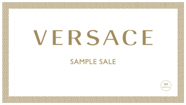 SHOPPING NYC: Versace Versace Versace Sample Sale