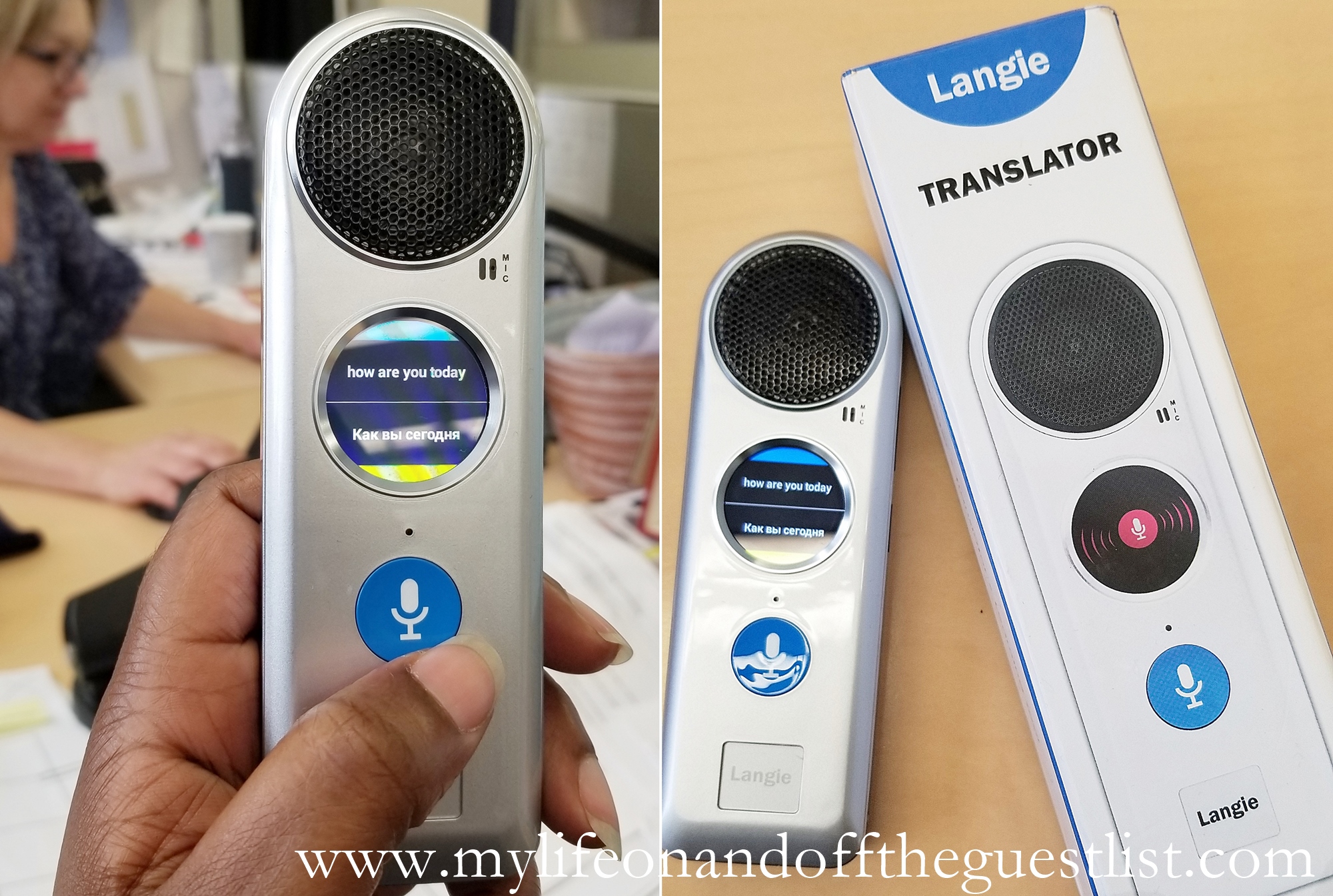 Hammacher Schlemmer's The Live Conversation Speaking Translator