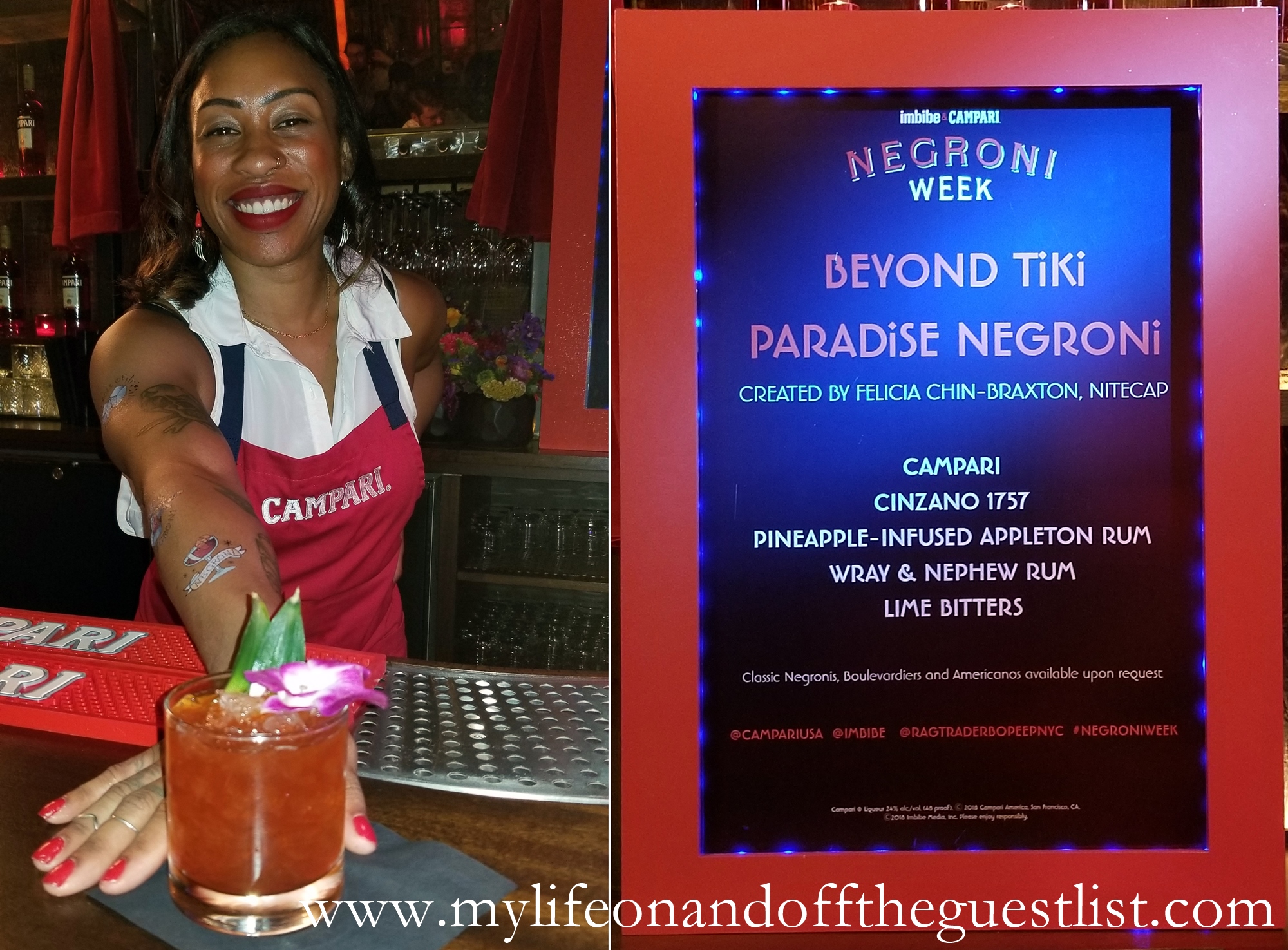 Cheers to Campari and Imbibe Magazine's Sixth Annual Negroni Week