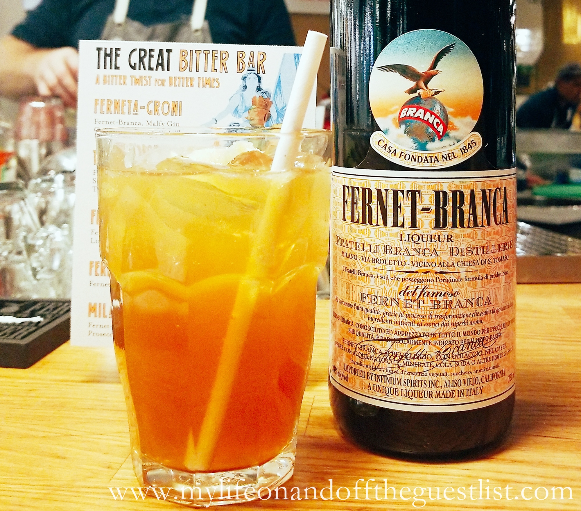 Fernet-Branca X Eataly's The Great Bitter Bar Returns to NYC - My Life ...