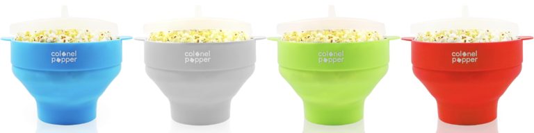 What's Poppin'!: Colonel Popper Silicone Microwave Popcorn Popper