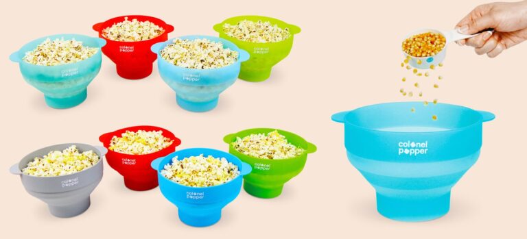 What's Poppin'!: Colonel Popper Silicone Microwave Popcorn Popper