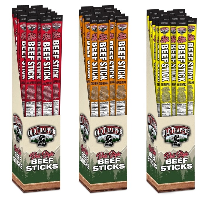 Old Trapper Launches Individually-Wrapped Deli Style Beef Sticks
