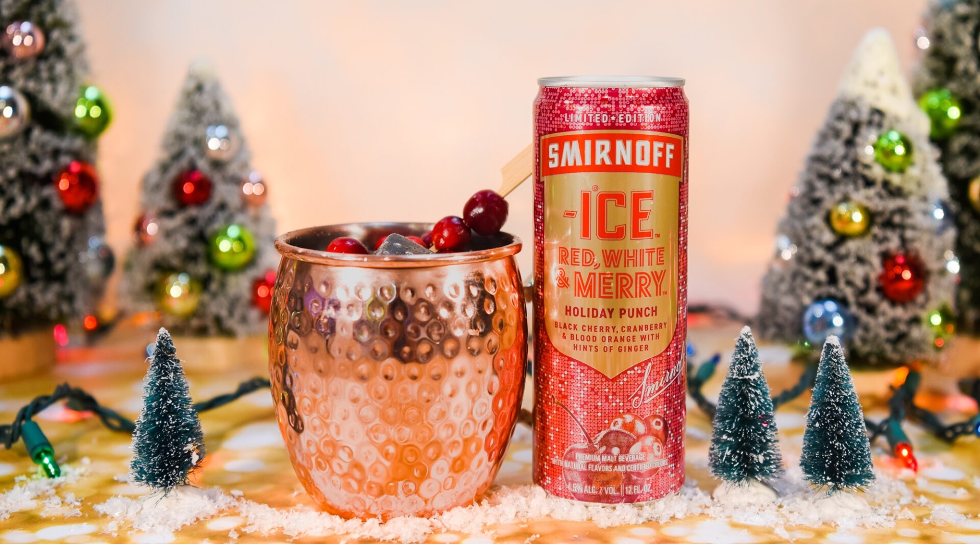 Tis the Season for Smirnoff ICE Red, White & Merry Holiday Punch