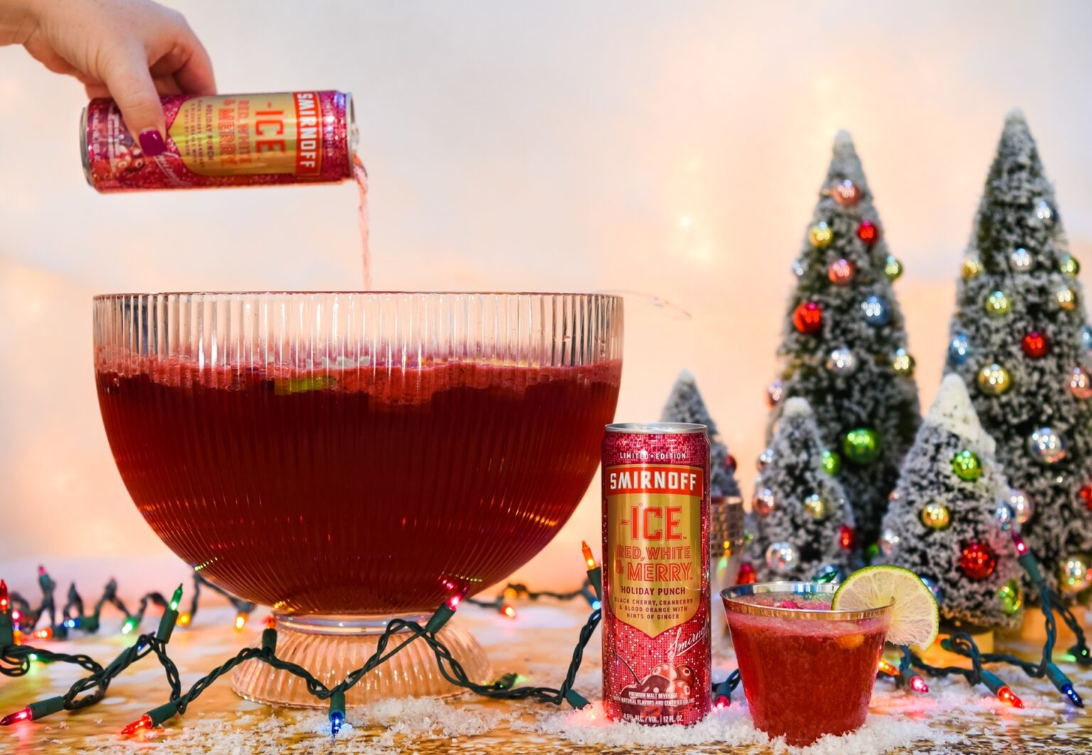 Tis the Season for Smirnoff ICE Red, White & Merry Holiday Punch