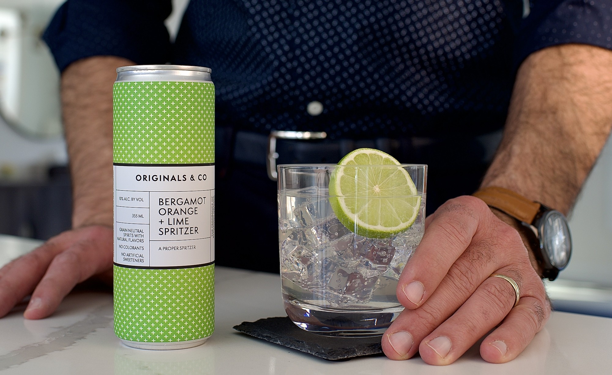 The Must-Try Spritzer: Originals & Co Bergamot + Lime Spritzer