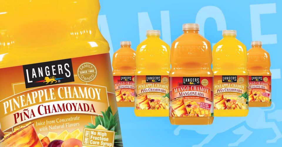 Langers Launches NEW Pineapple and Mango Chamoy Fruit Juice