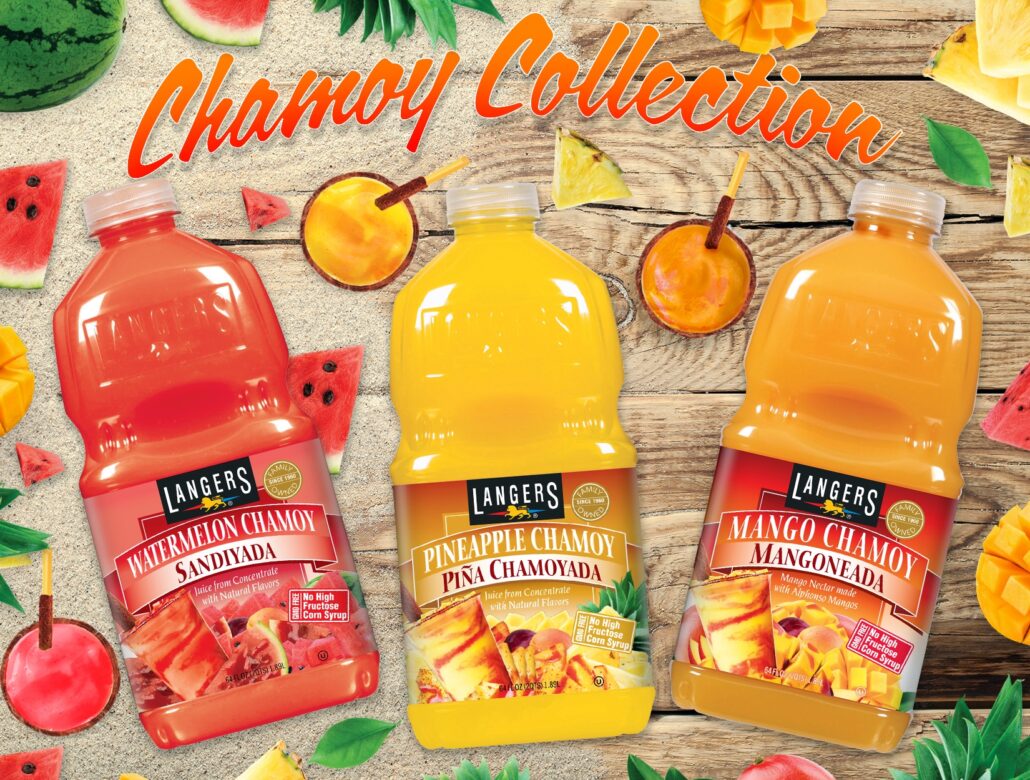 Langers Launches NEW Pineapple and Mango Chamoy Fruit Juice