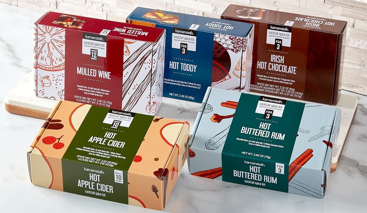 Kamenstein Cocktail Spice Kits: Make the Perfect Holiday Cocktails