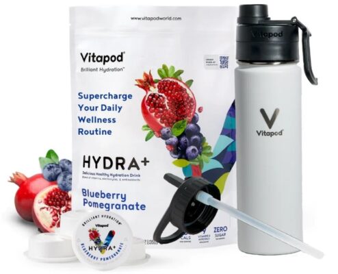 Vitapod Go Bottle: The Stainless Steel Water Bottle With a Twist