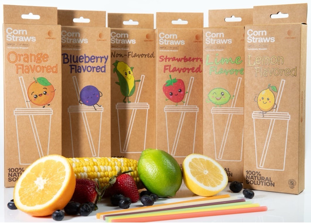Corn Next Unveils Eco-Friendly Flavored Straws for Earth Month